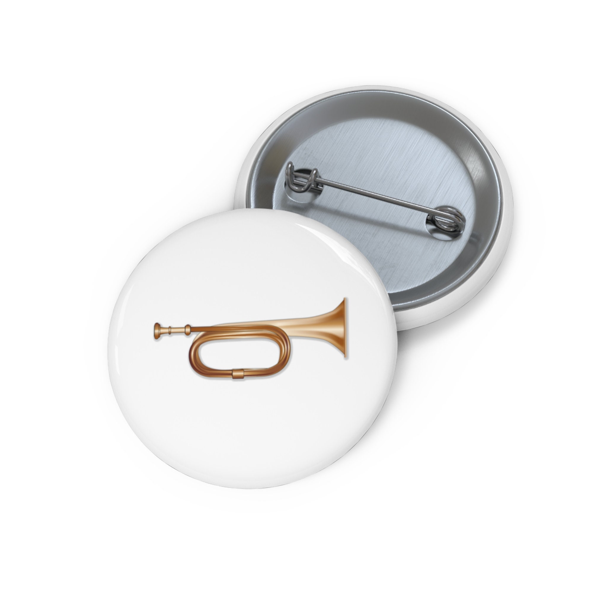 Bugle Pin, Bugle Button, Button Set, Lapel Pin, Hat Pin, Enamel Pins ...