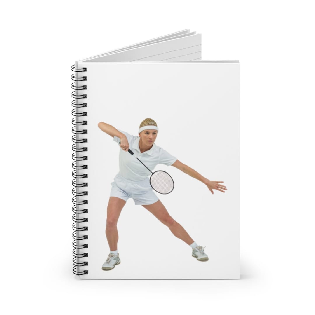 Badminton Player Notebook Badminton Player Journal Ruled Line Pages ...