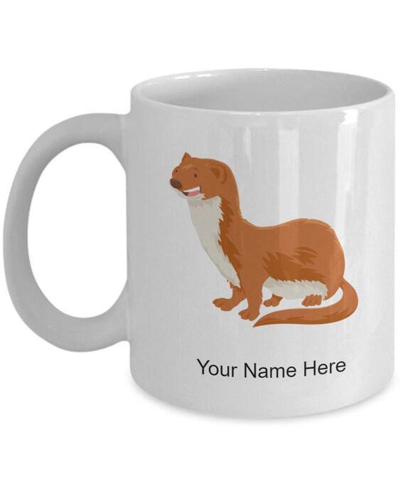 Personalized Weasel-cartoon Mug Weasel-cartoon Coffee Cup - Etsy Canada