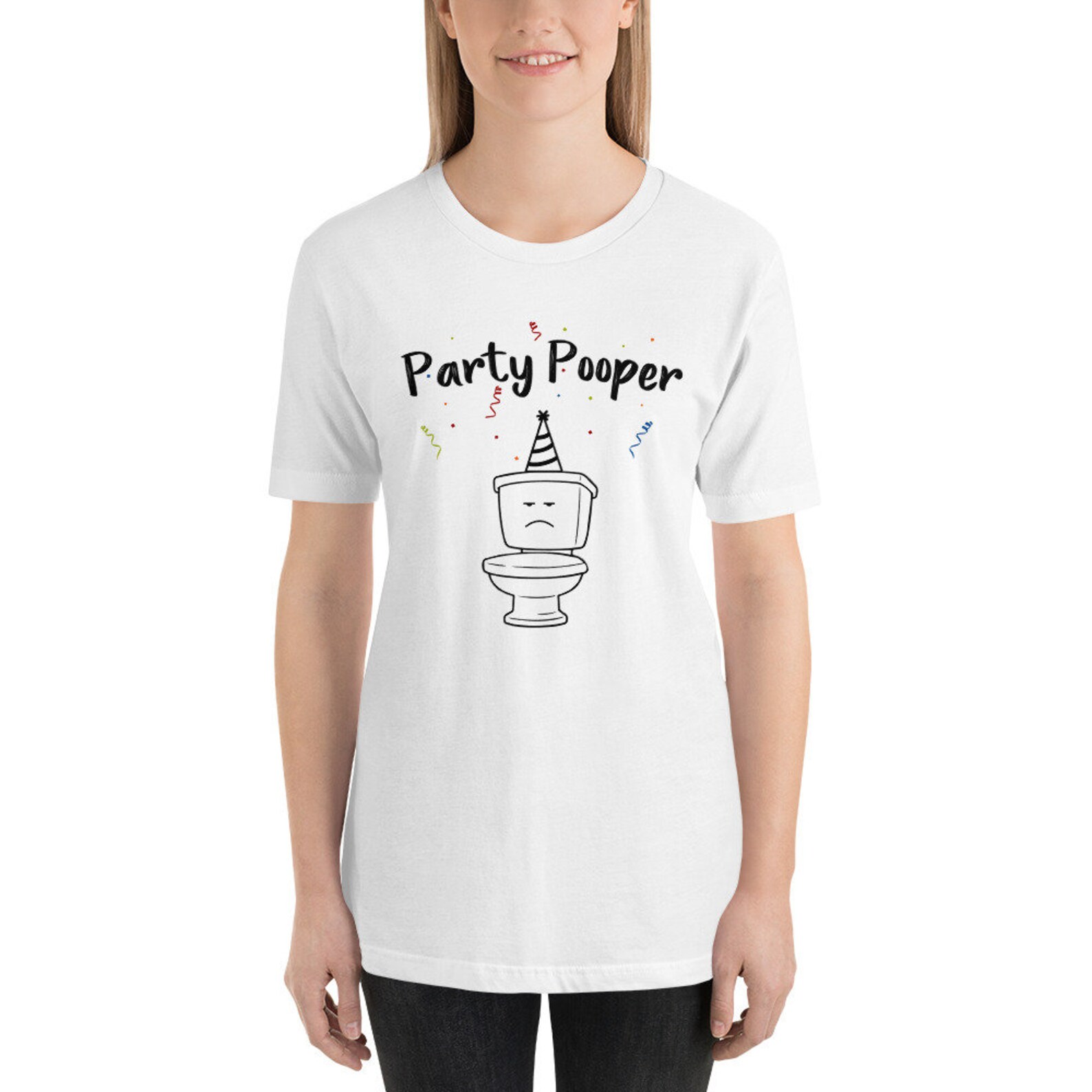 Party Pooper Shirt, Party Pooper Tee, Funny Tee, Party Pooper T-shirt ...