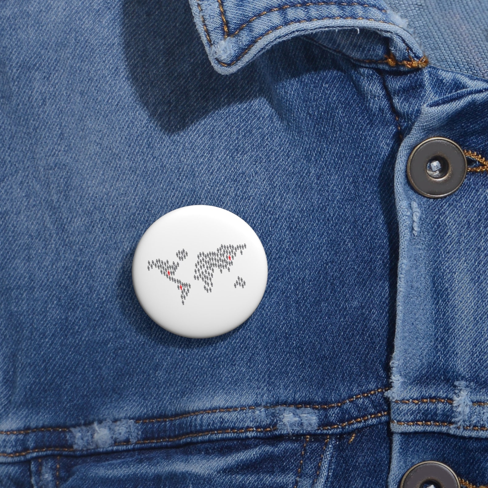 Map Pin, Map Button, Button Set, Lapel Pin, Hat Pin, Enamel Pins, Lapel ...