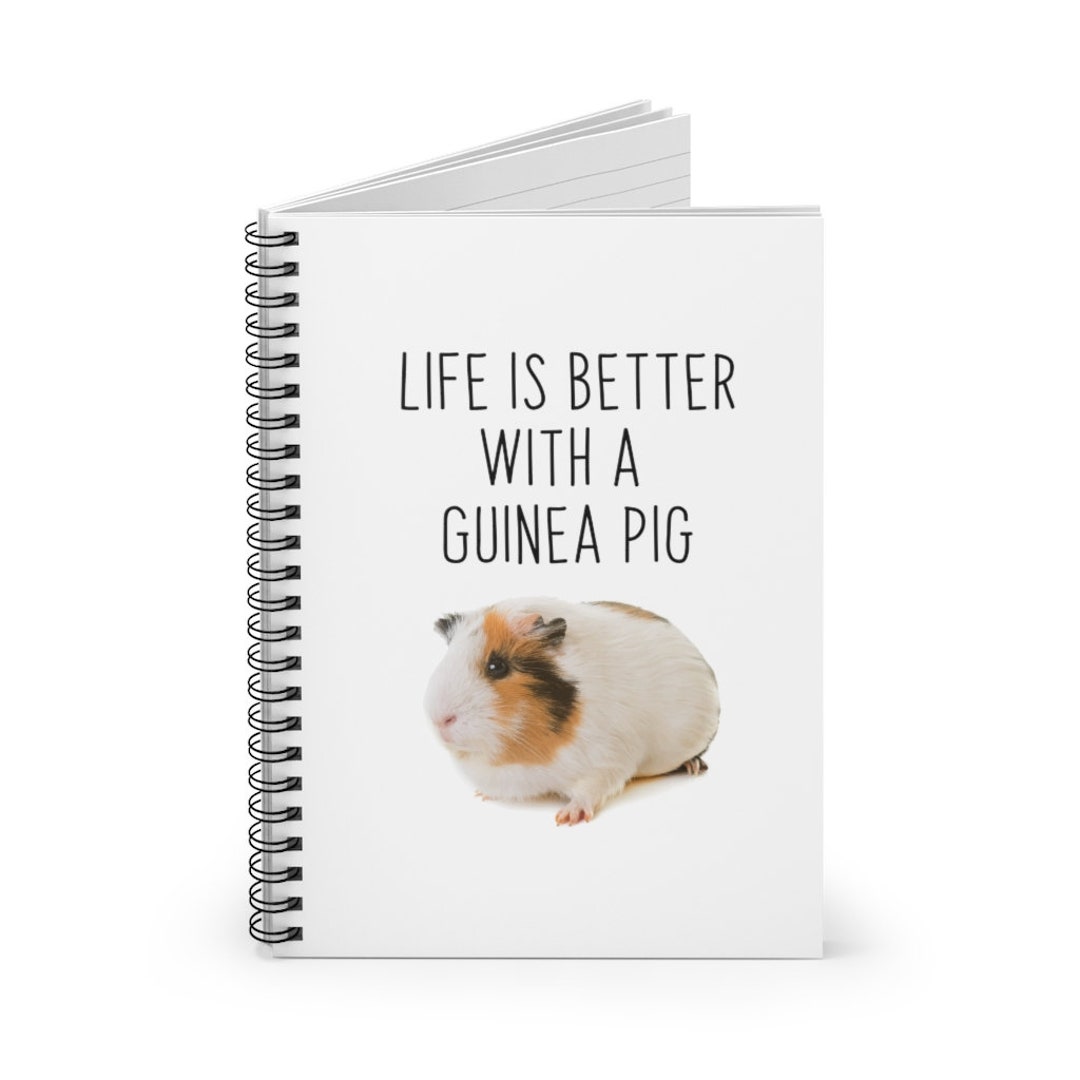 Guinea Pig Notebook Guinea Pig Journal Ruled Line Pages Gift Idea ...