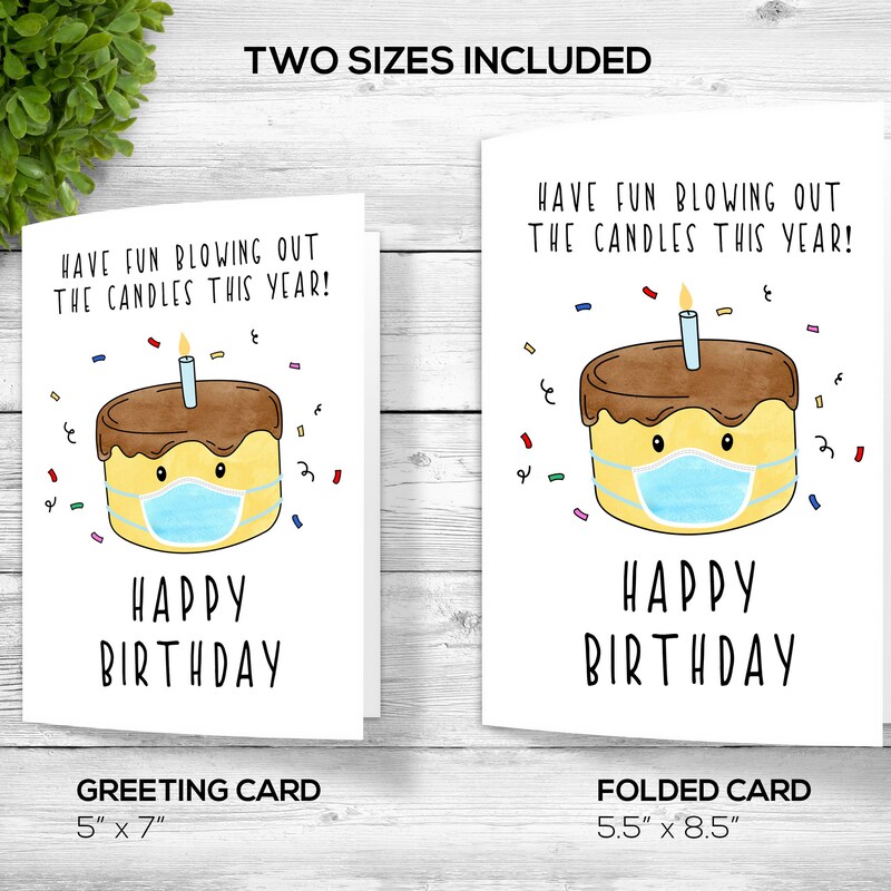 Quarantine Birthday Card - Etsy