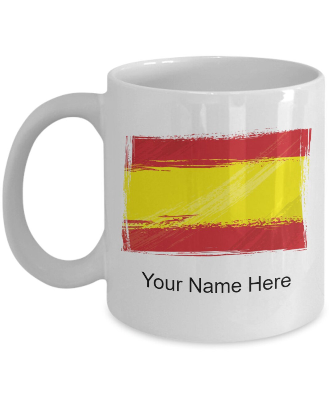 Personalized Spain-flag Mug, Spain-flag Coffee Cup, Spain-flag Gift ...