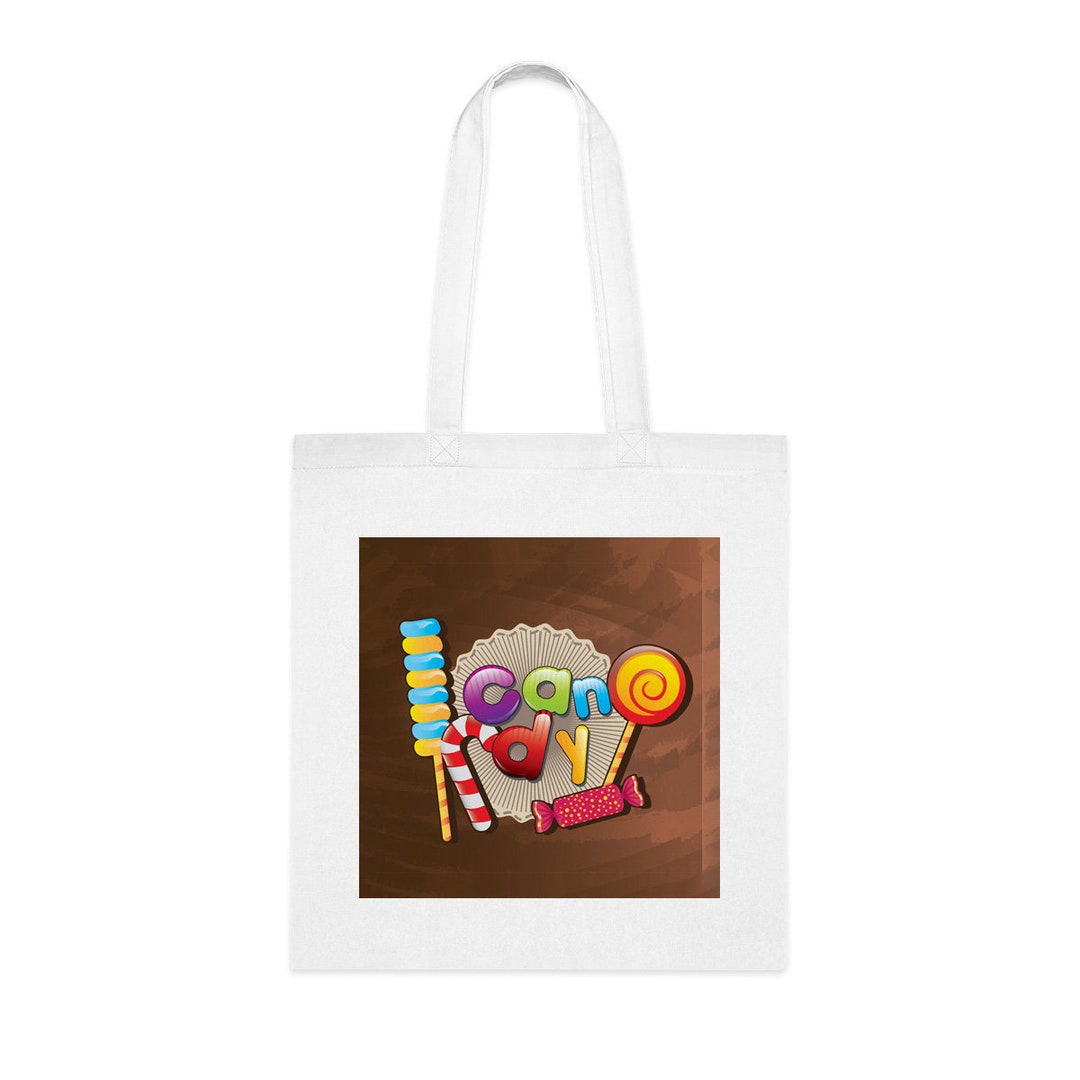 Candy Tote Bag, Candy Gift, Candy Shoulder Bag, Reusable Bags, Gift for ...