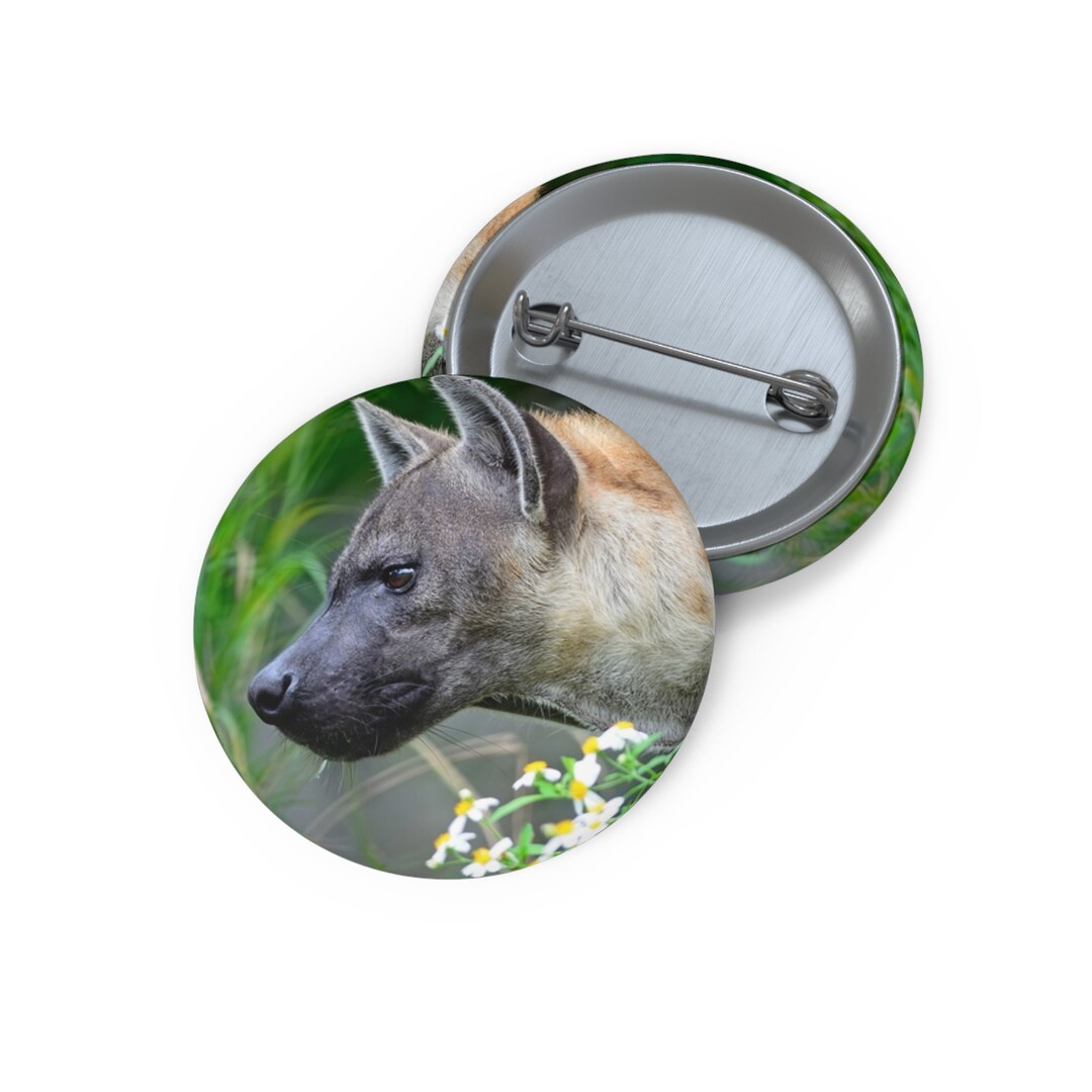 Hyena Pin, Hyena Button, Button Set, Lapel Pin, Hat Pin, Enamel Pins ...
