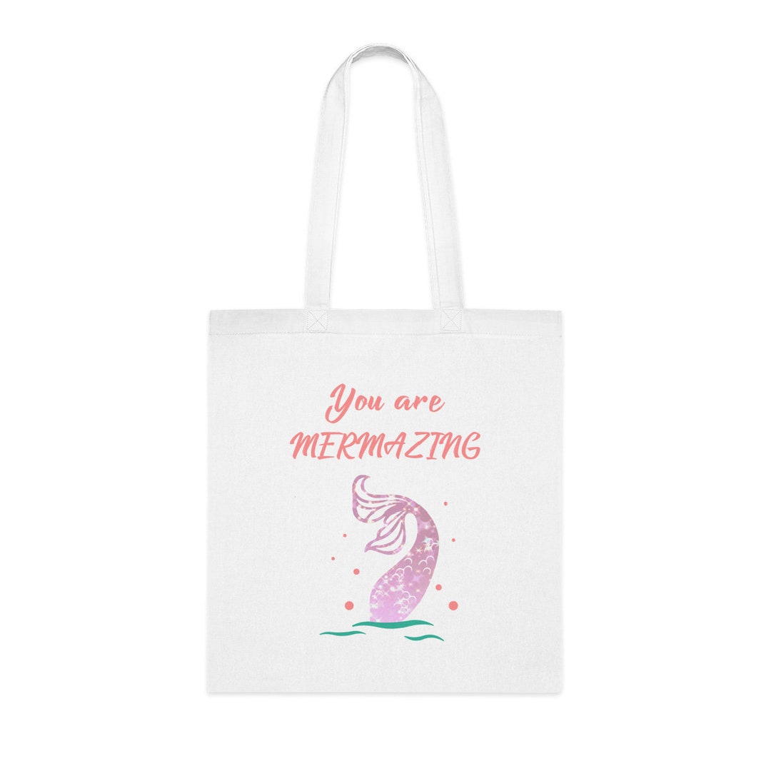 You Are Mermazing Tote Bag, Funny Tote Gift, Mermazing Shoulder Bag ...
