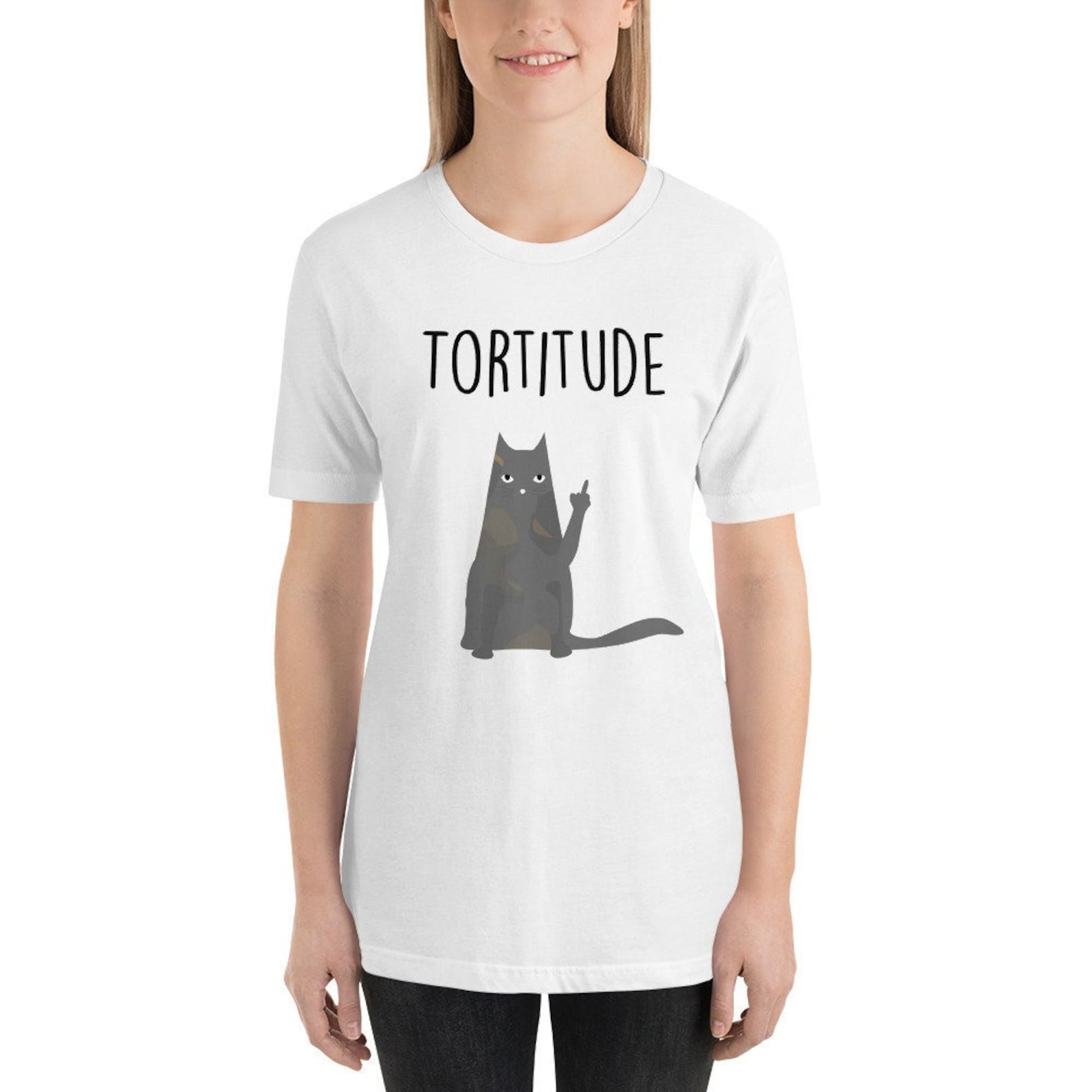 Tortoiseshell Cat Tortitude Shirt,tortoiseshell Cat Tortitude Tee ...
