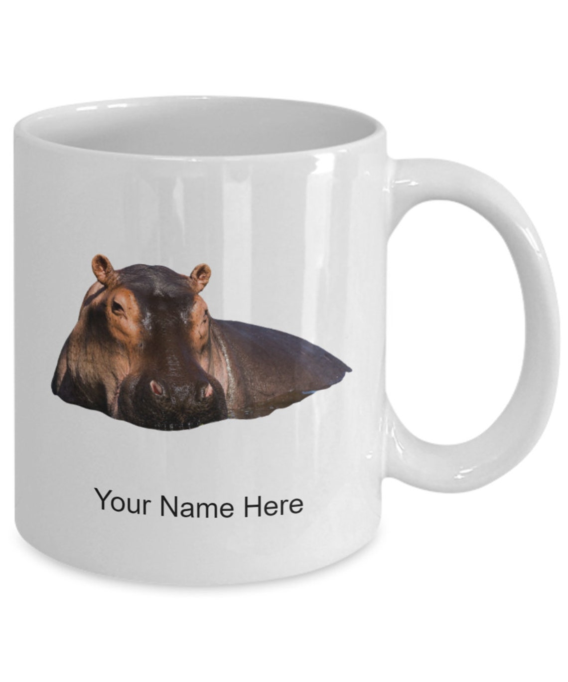 Personalized Hippopotamus Mug Hippopotamus Coffee Cup - Etsy