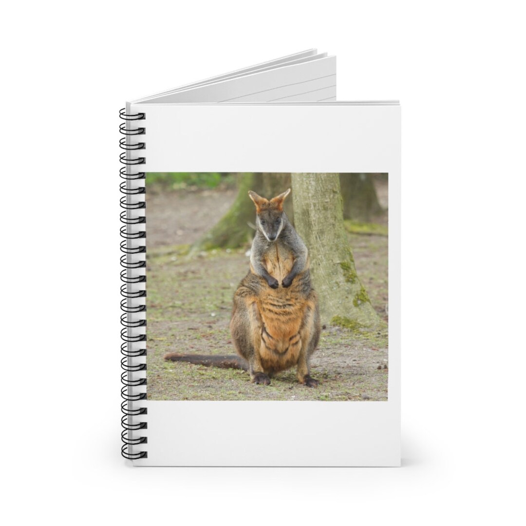 Swamp Wallaby Notebook Swamp Wallaby Journal Ruled Line Pages Gift Idea ...