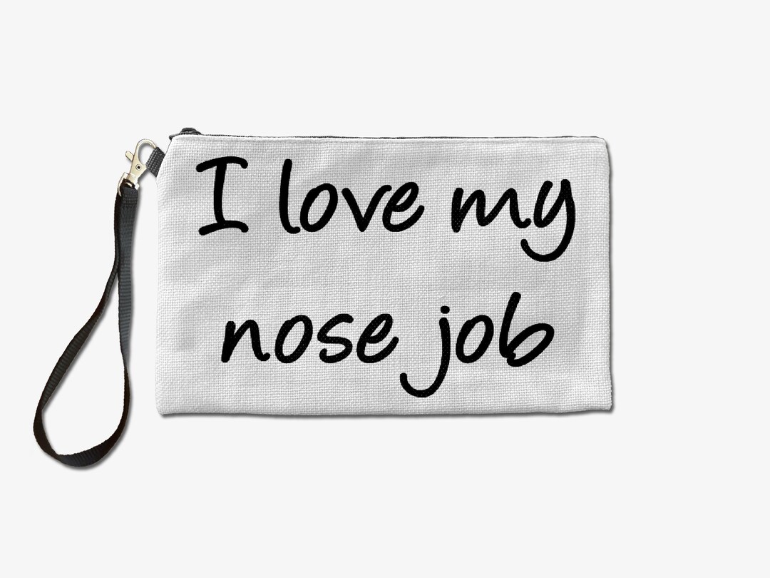 Nose Job Makeup Bag, Carbs Lover Gift, Cosmetic Bag, Toiletry Bag ...