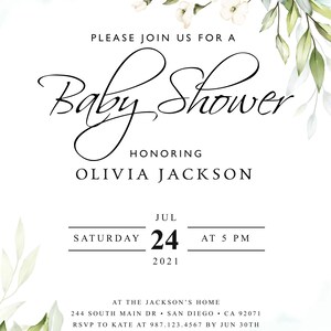 Custom Printable Baby Shower Invitation Card, Quarantine Downloadable ...