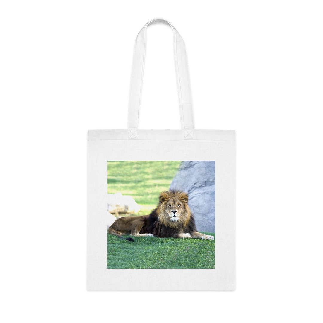 Lion Tote Bag, Lion Gift, Lion Shoulder Bag, Lion Reusable Bags ...