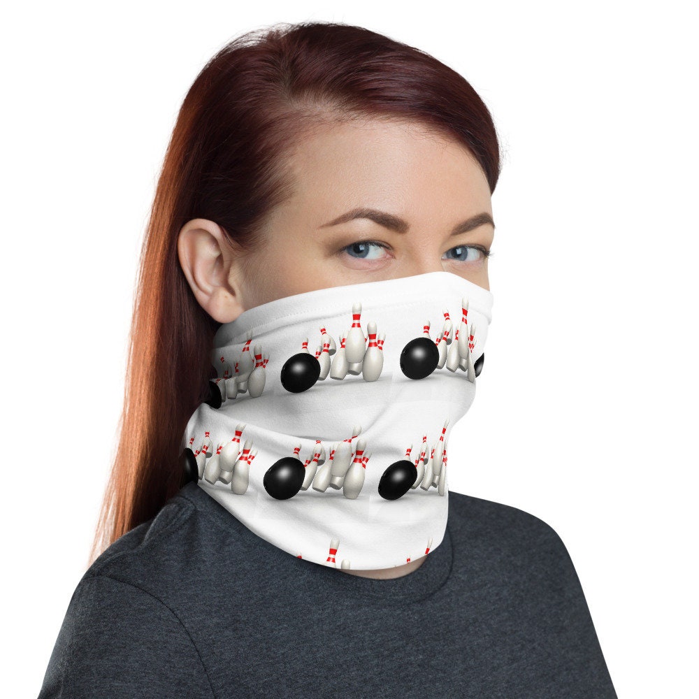 Bowling Print Bowling Face Mask Bowling Print Face Mask USA - Etsy UK