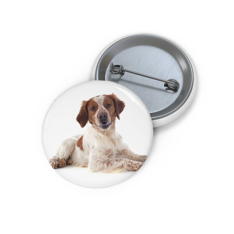Brittany Spaniel Pin, Brittany Spaniel Button, Button Set, Lapel Pin ...