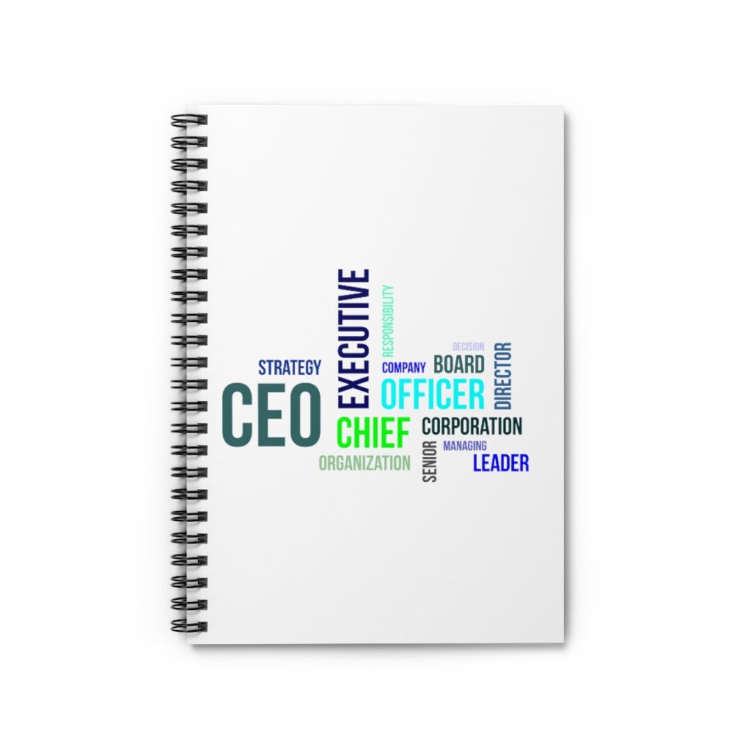 Word Cloud Ceo Notebook Word Cloud Ceo Journal Ruled Line Pages Gift ...