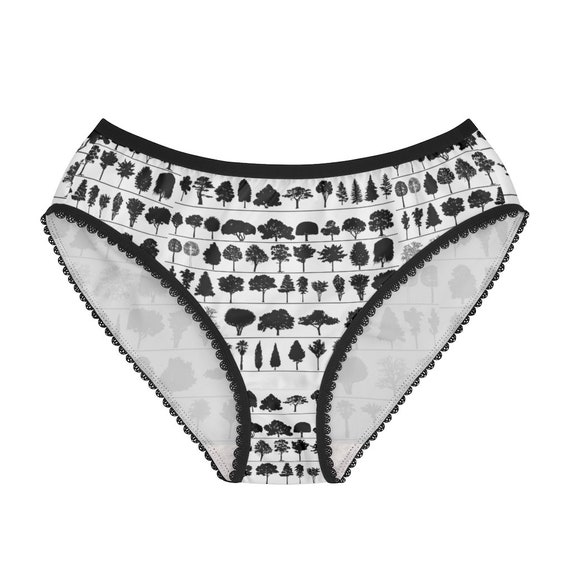 Trees Panties Trees Underwear Briefs Cotton Briefs Funny | Etsy