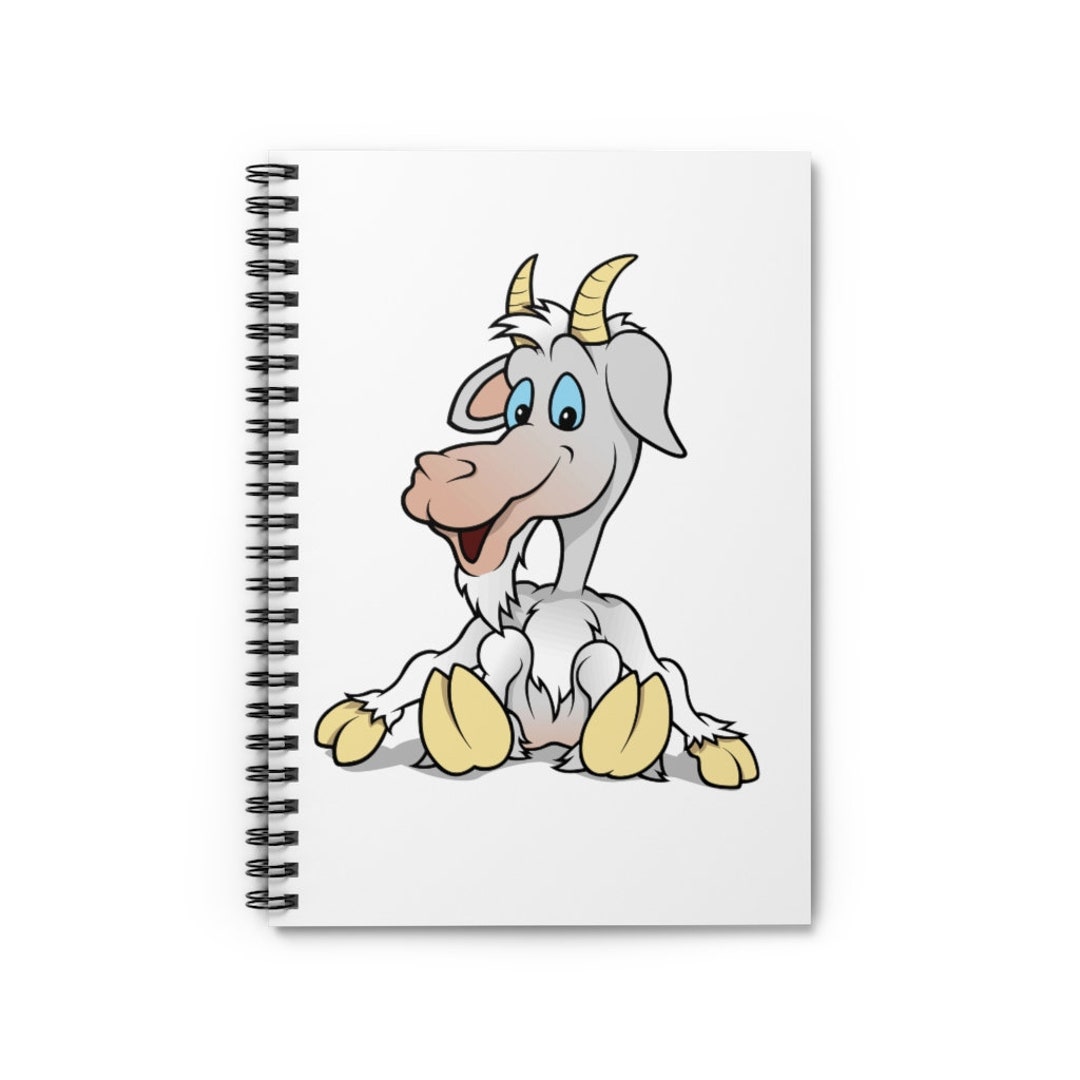 Goat Notebook Goat Journal Ruled Line Pages Gift Idea - Etsy