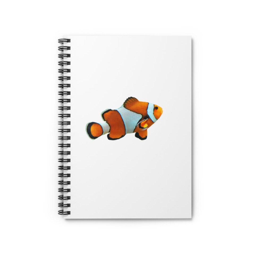 Clown Fish Notebook Clown Fish Journal Ruled Line Pages Gift Idea ...