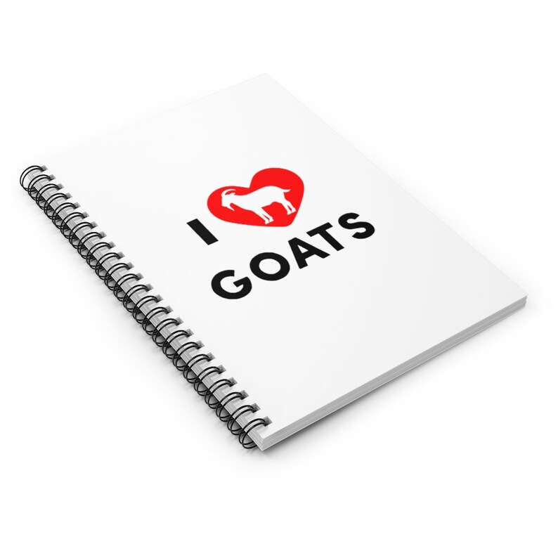 I Love Goats Notebook I Love Goats Journal Ruled Line - Etsy
