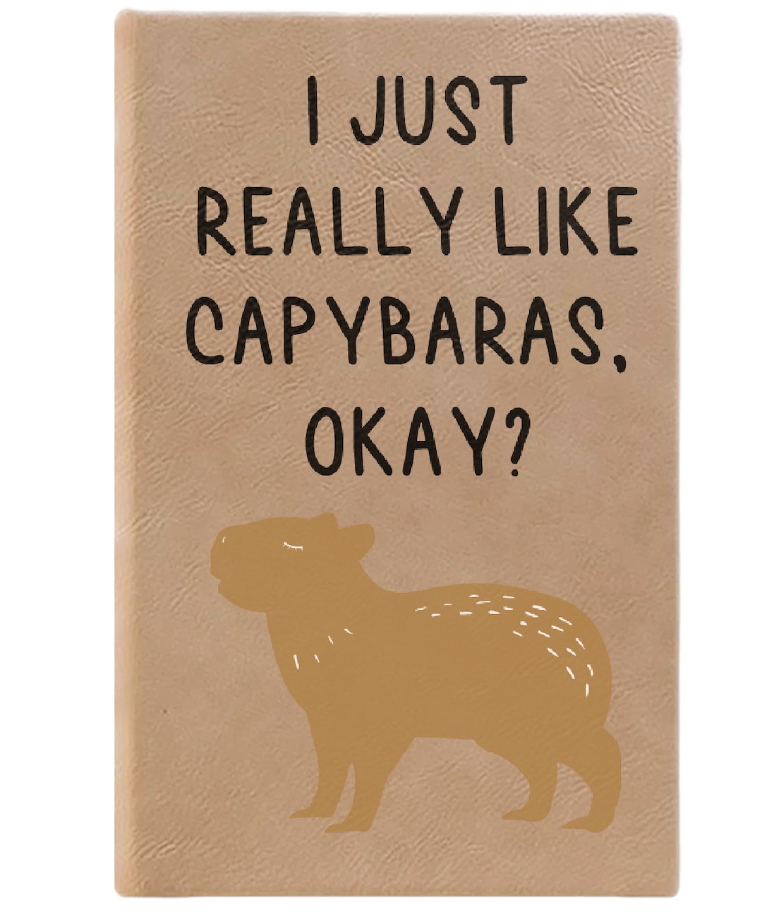 Capybara Notebook, Capybara Journal, Ruled Line Pages, Gift Idea ...