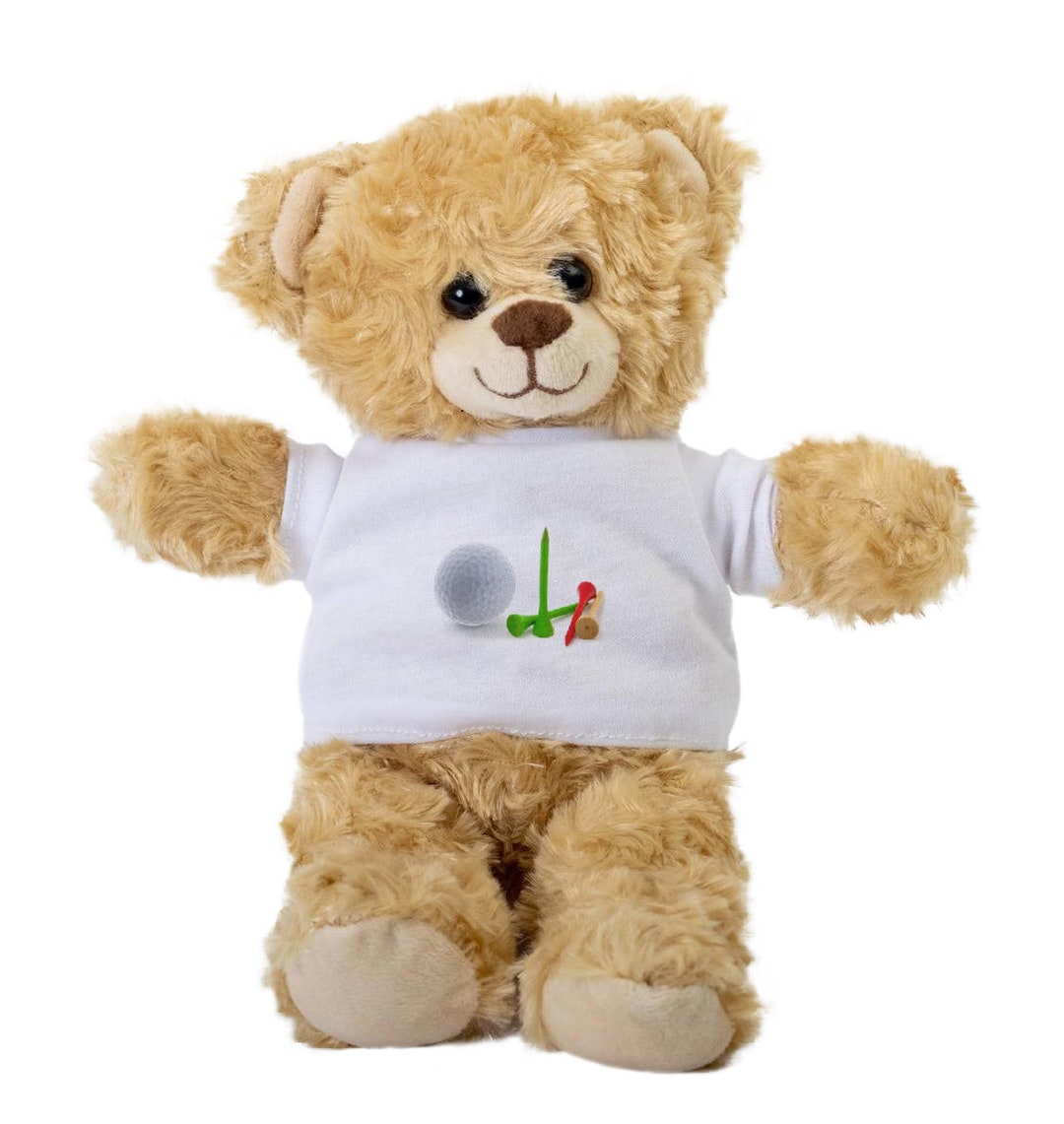 Golf Teddy Bear, Gift Stuffed Animal, Plush Teddy Bear With Tee ...