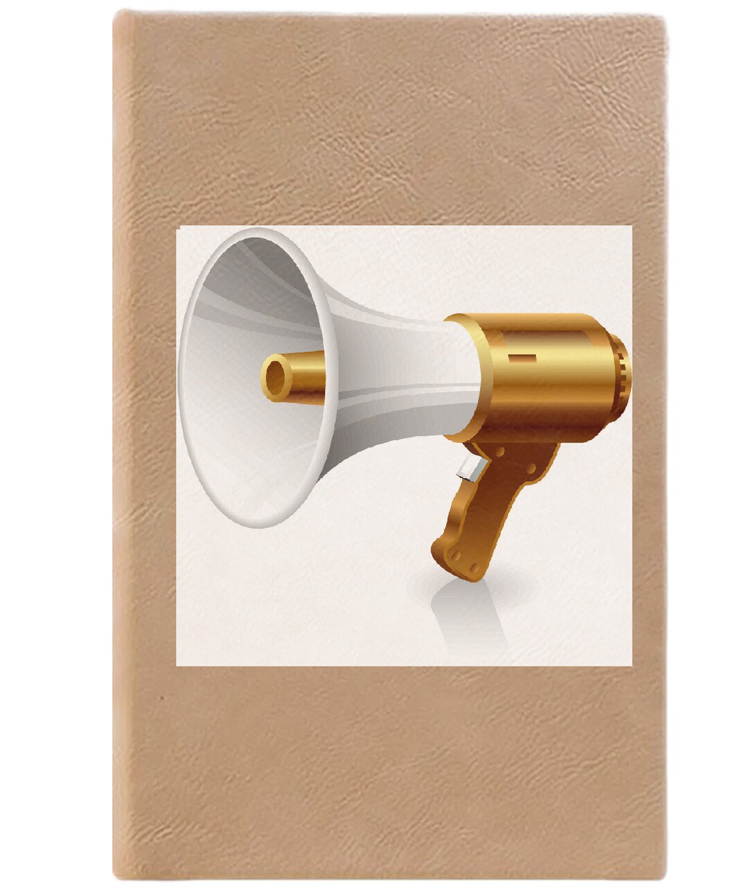Cuaderno de megáfono, diario de megáfono, páginas de líneas gobernadas ...