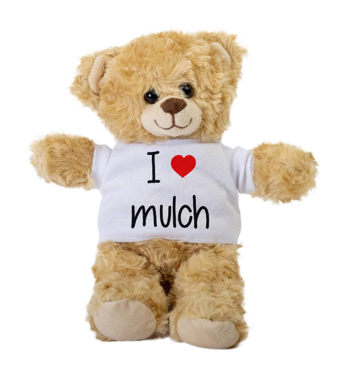 I Love Mulch Teddy Bear, Gift Stuffed Animal, Plush Teddy Bear With Tee ...
