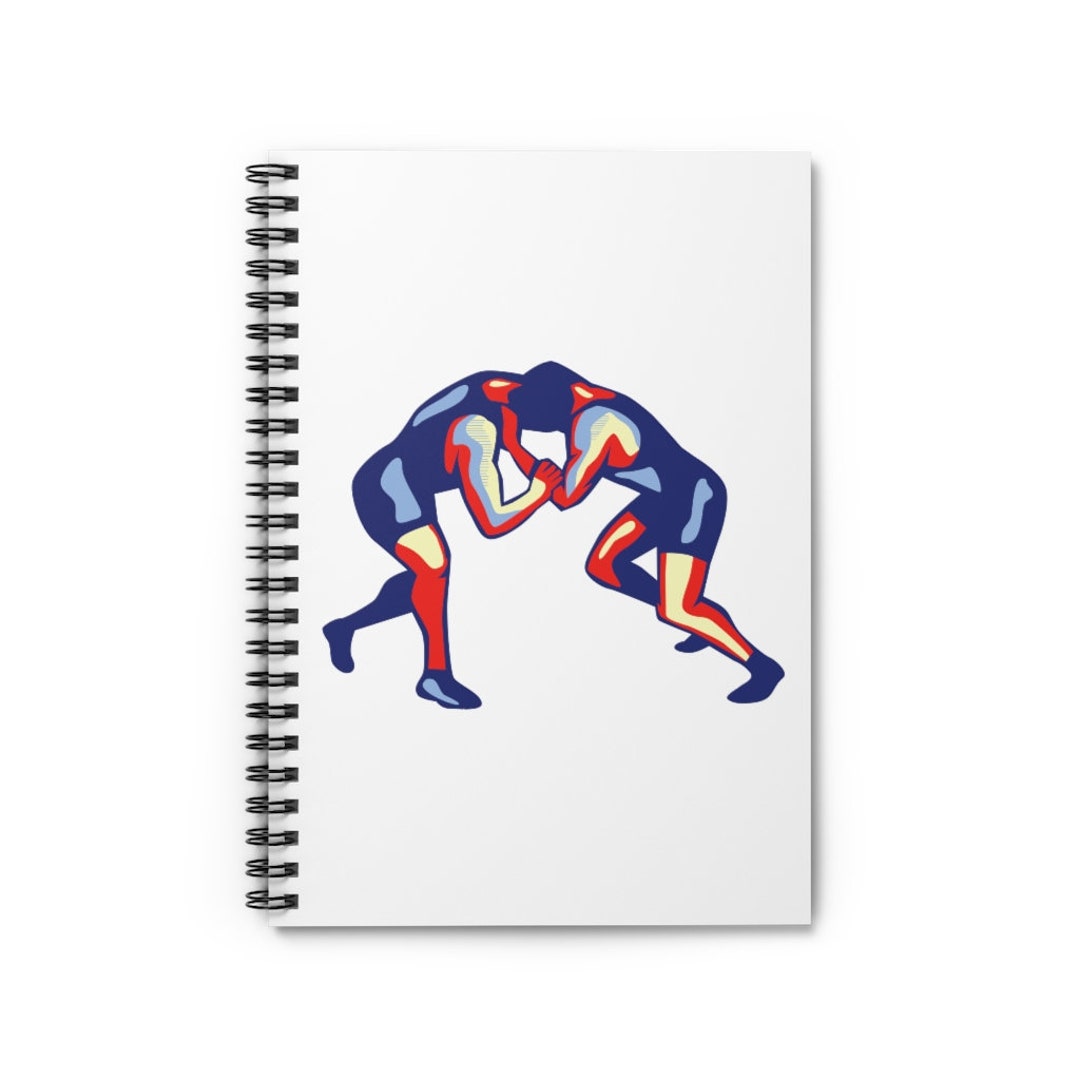 Freestyle Wrestling Retro Notebook Freestyle Wrestling Retro - Etsy