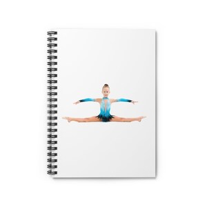 Gymnastics Figures Notebook Gymnastics Figures Journal Ruled Line Pages ...