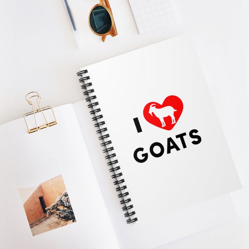 I Love Goats Notebook I Love Goats Journal Ruled Line - Etsy
