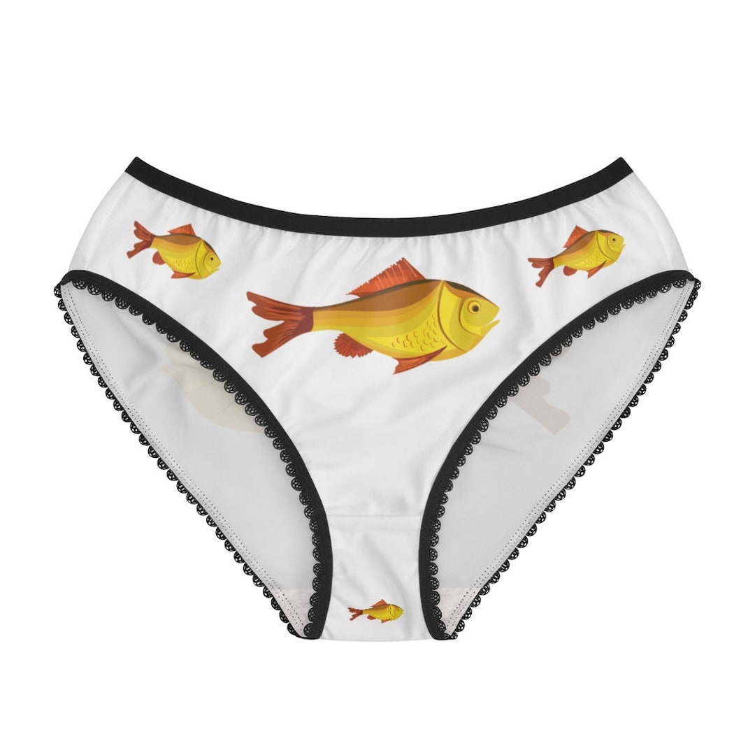 Fish Panties Fish Underwear Briefs Cotton Briefs Funny - Etsy