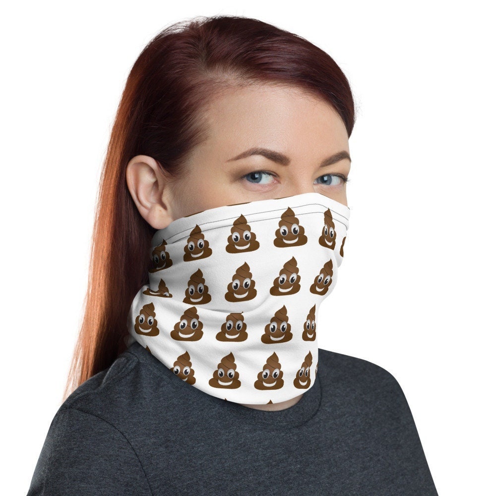 Poop Emoji Mask Poop Emoji Print Poop Emoji Face Mask Poop | Etsy Australia