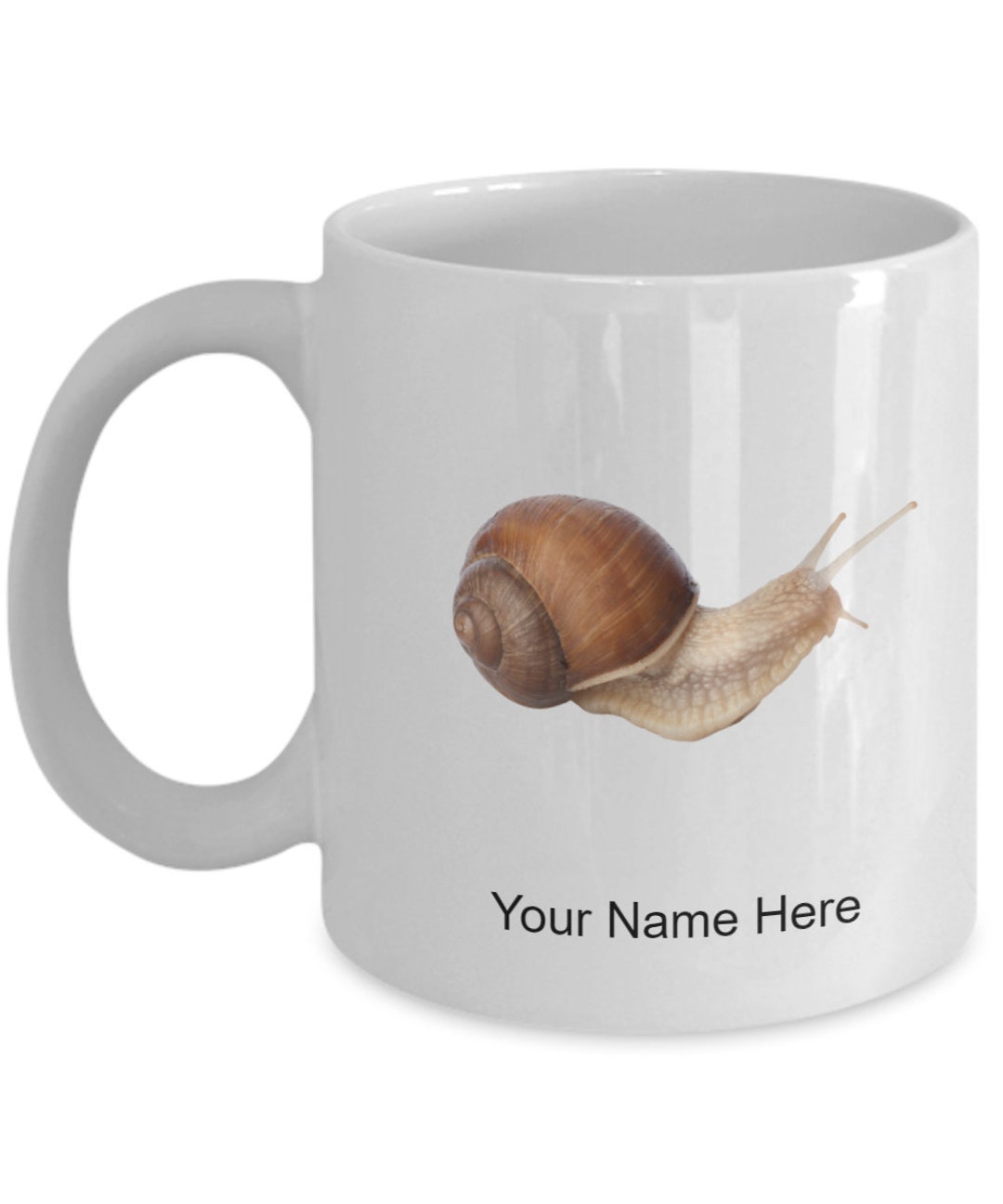 Personalized Snail Mug, Snail Coffee Cup, Snail Gift Idea, Custom Snail ...
