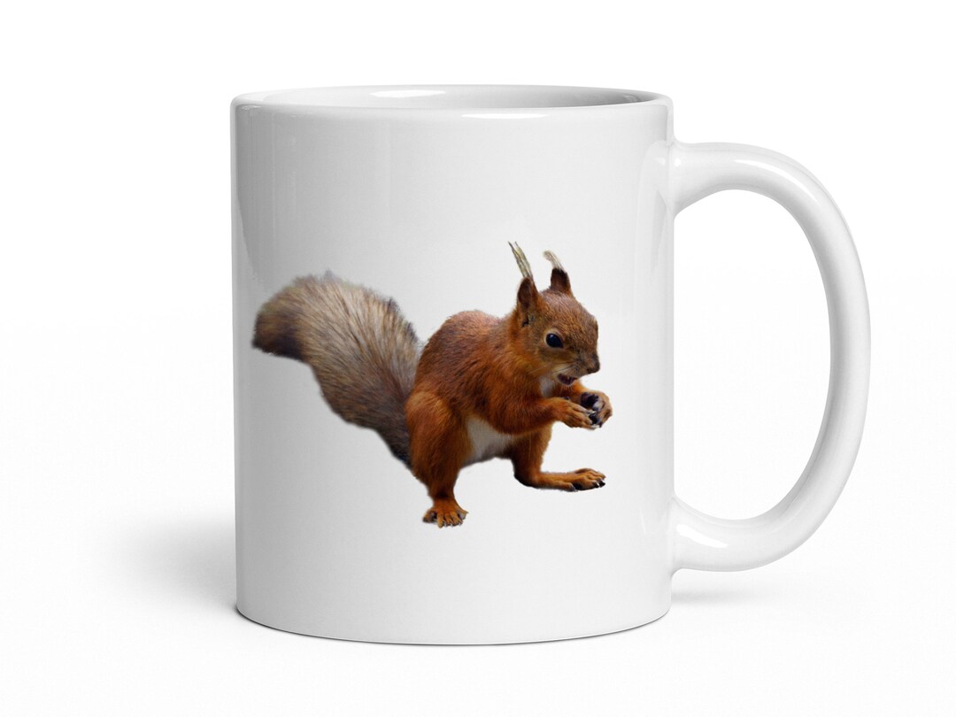 Personalized Squirrel Mug Coffee Cup for Squirrel Lovers Idea Custom ...