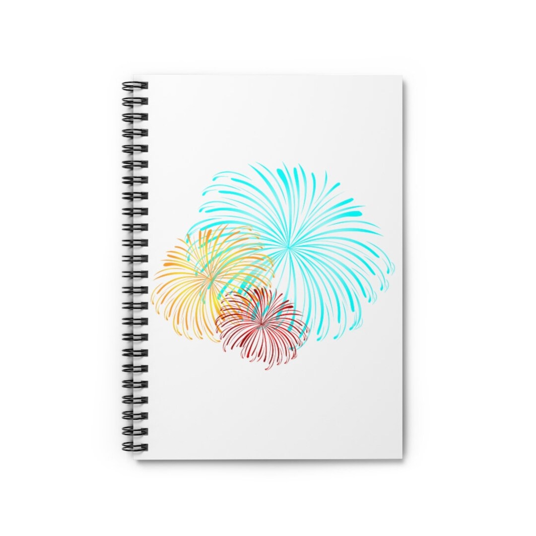 Fireworks Notebook Fireworks Journal Ruled Line Pages Gift Idea ...