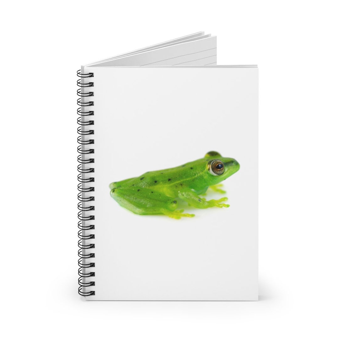 Spotted Emerald Frog Notebook Spotted Journal Ruled Line Pages Gift ...