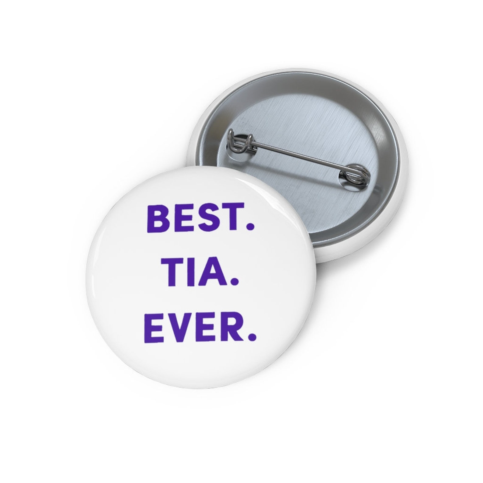 Best Tia Ever Pin Best Tia Ever Button Button Set Lapel | Etsy