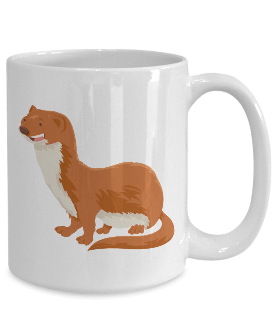 Weasel Cartoon Animal Character Mug, Weasel Cartoon Animal Character ...