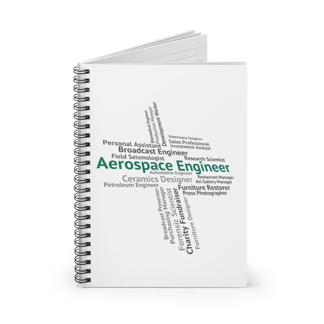 Aerospace Engineer Notebook Aerospace Engineer Journal Ruled Line Pages ...
