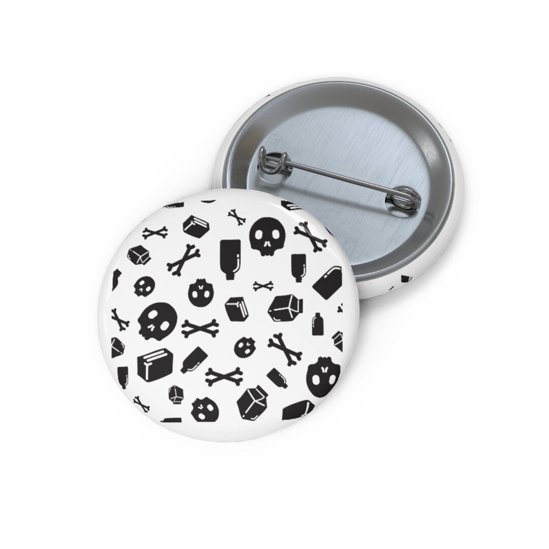 Graffiti Seamless Pattern Pin, Graffiti Seamless Pattern Button, Button ...