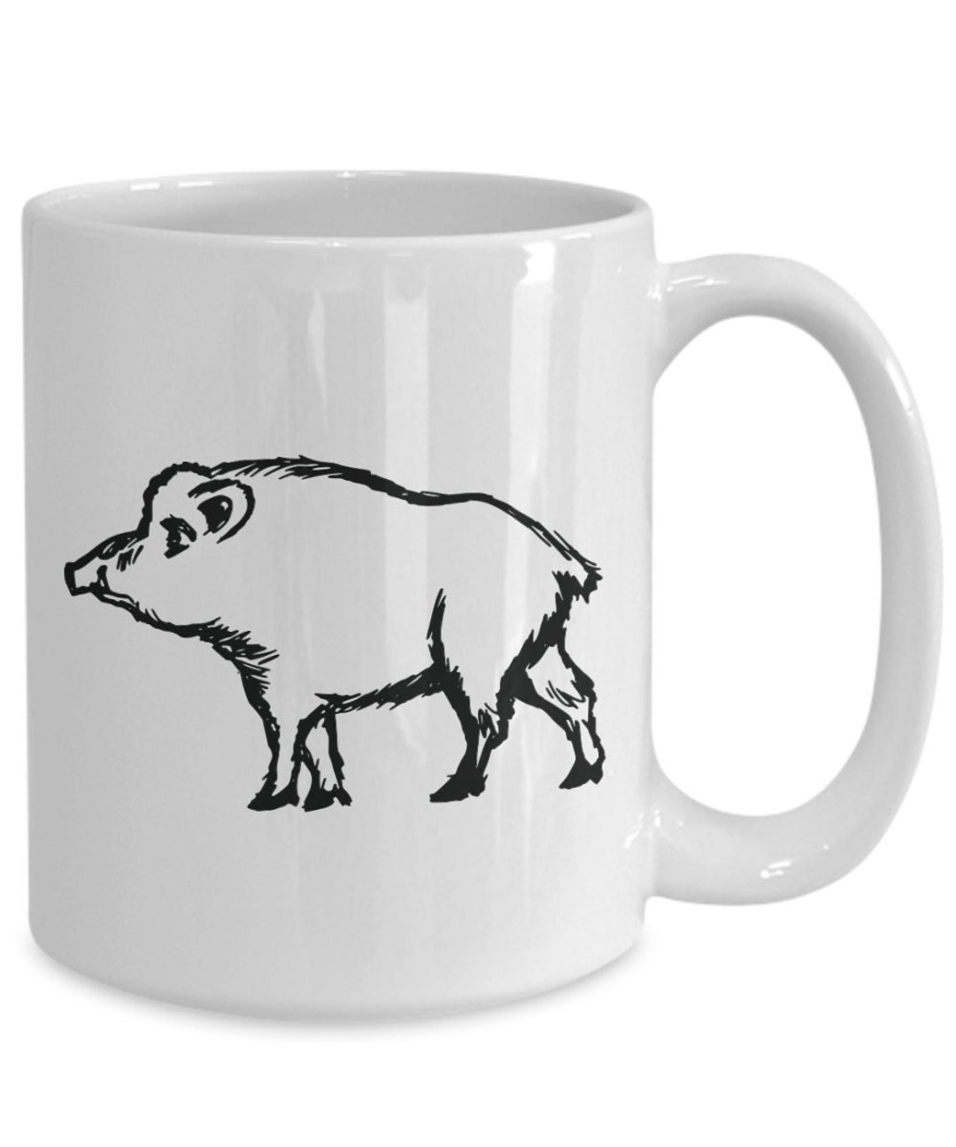 Wild Boar Mug Wild Boar Coffee Cup Wild Boar Kitchen - Etsy