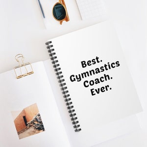 Gymnastics Notebook Gymnastics Journal Ruled Line Pages | Etsy