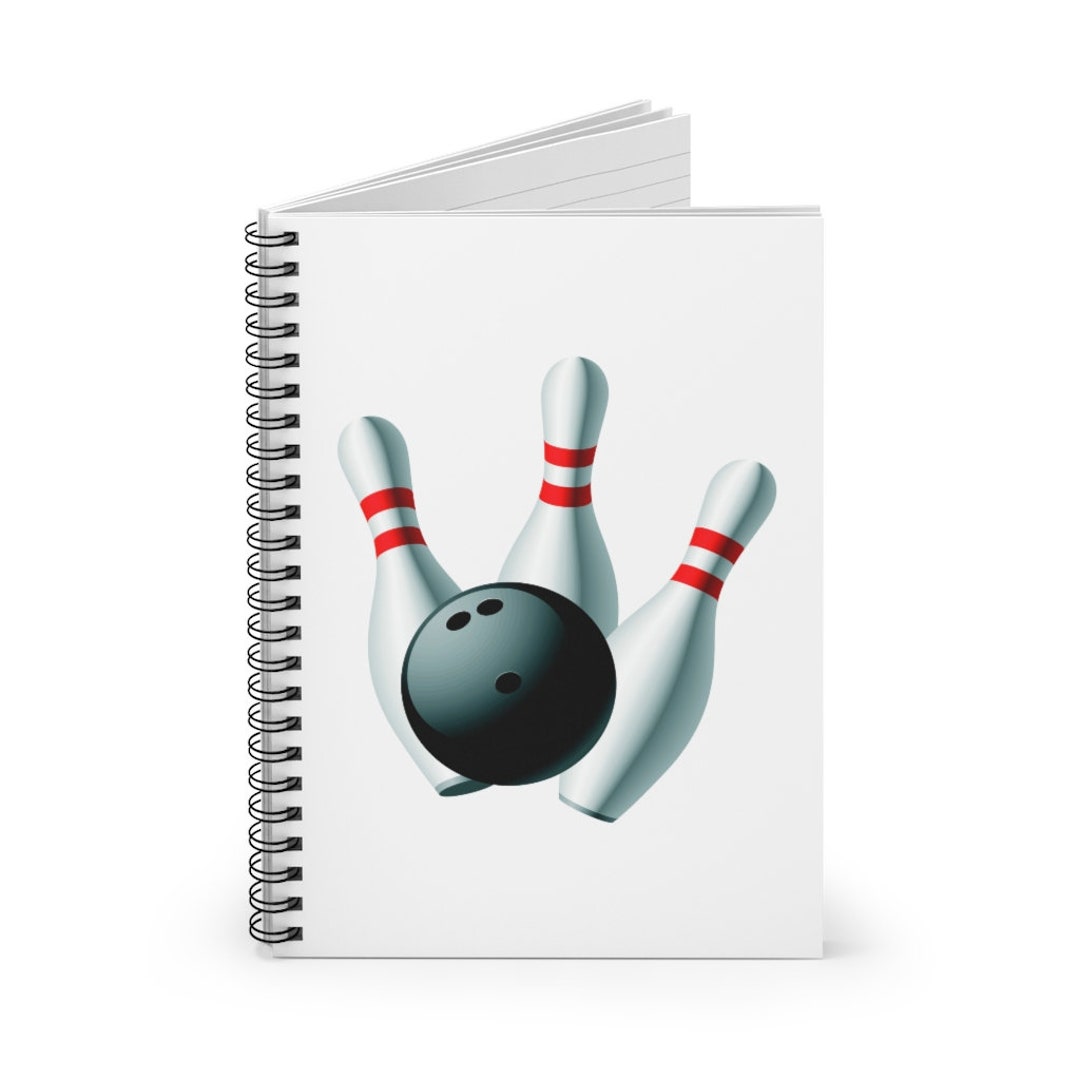 Bowling Notebook - Bowling Journal - Ruled Line Pages - Gift Idea ...