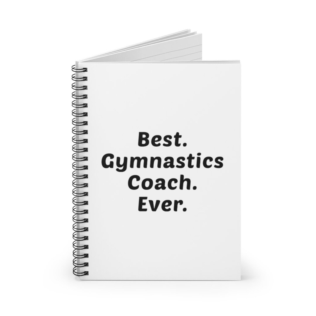 Gymnastics Notebook Gymnastics Journal Ruled Line Pages Gift Idea ...