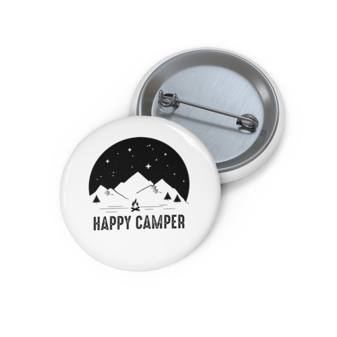 Campfire Pin, Campfire Button, Button Set, Lapel Pin, Hat Pin, Enamel ...