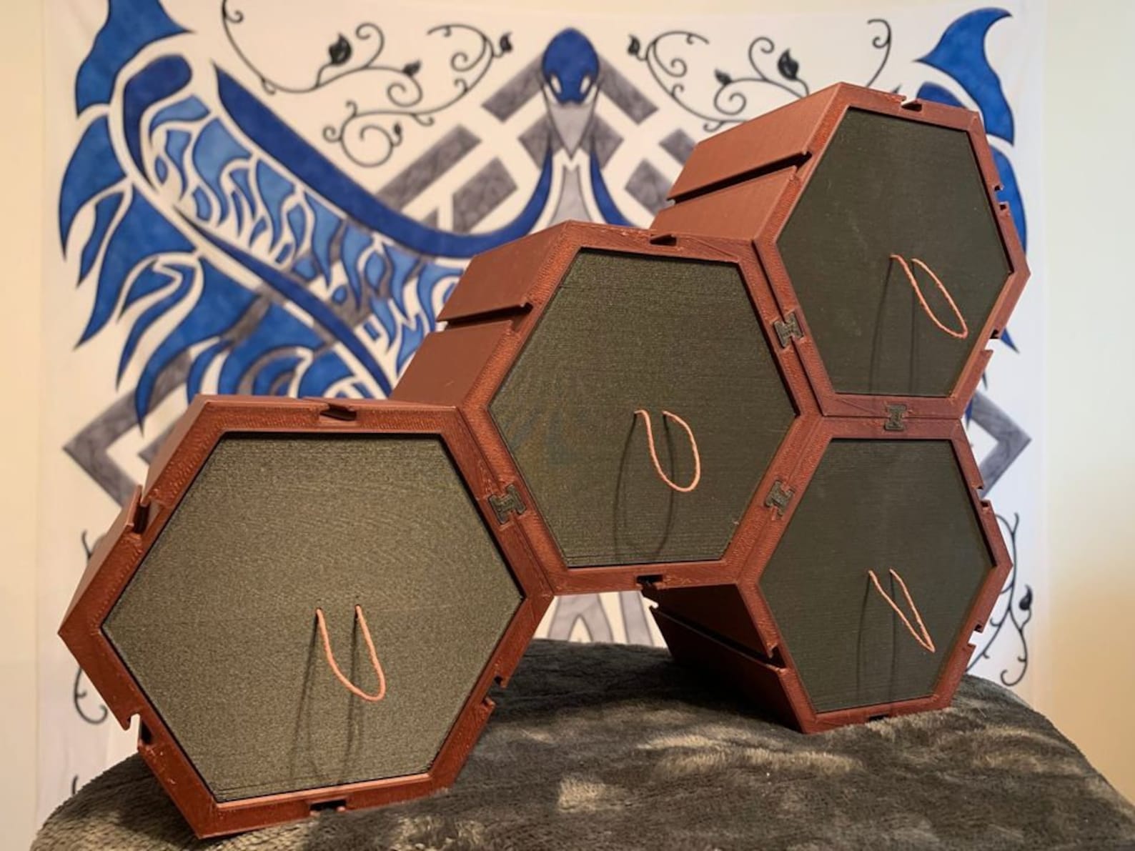 Hexagon Storage Stackers – 3D Printable Organizers, STL Files, Build ...