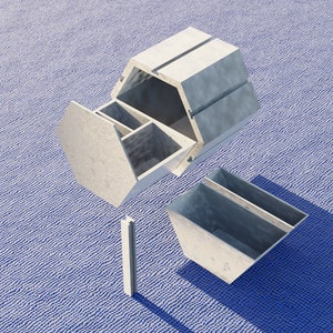 Hexagon Storage Stackers – 3D Printable Organizers, STL Files, Build ...