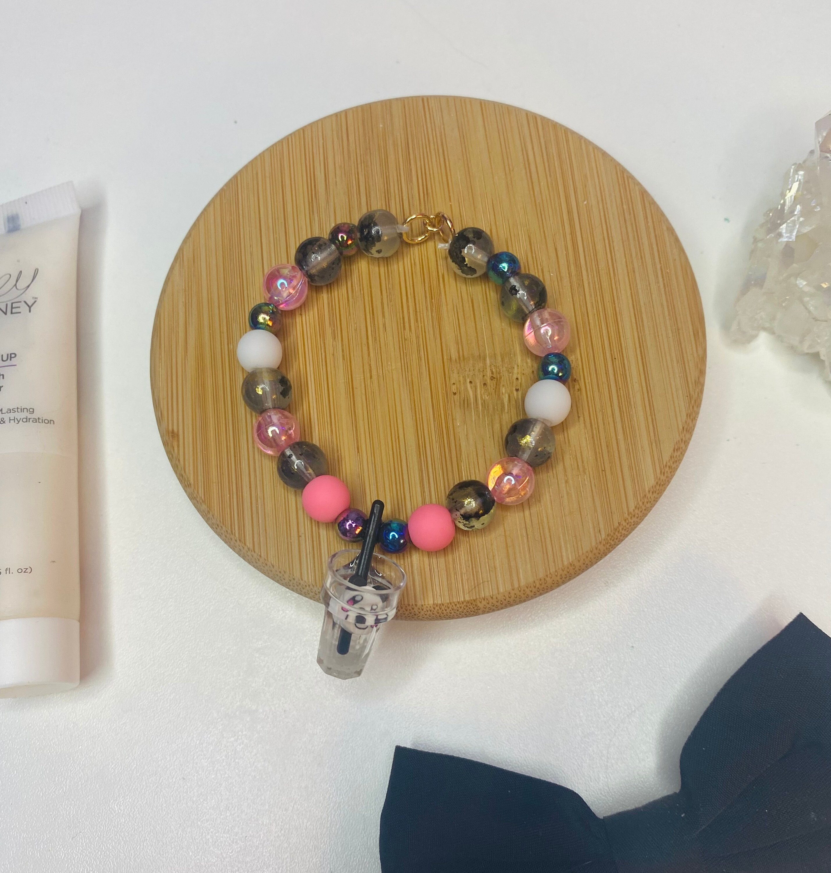 Kawaii Panda Boba Bracelet! - Etsy