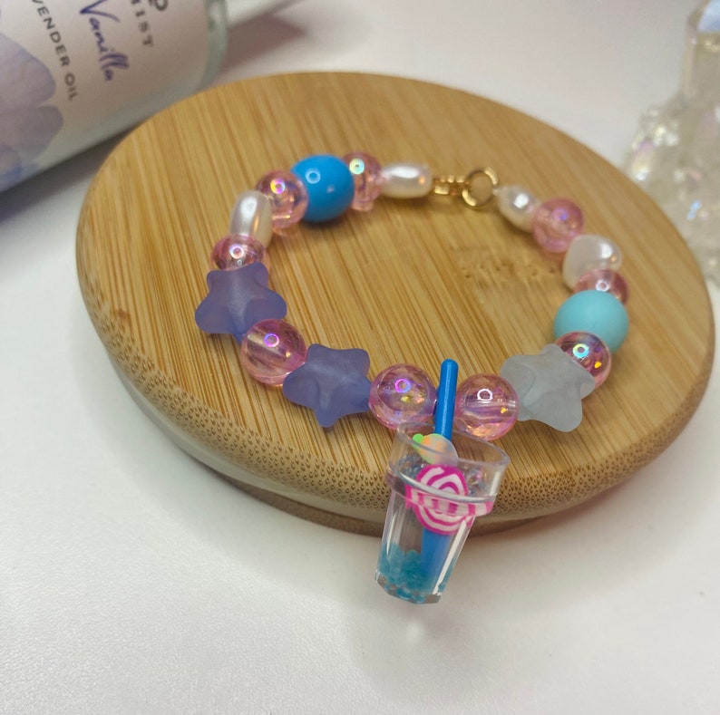 Kawaii Blue Boba Bracelet! - Etsy